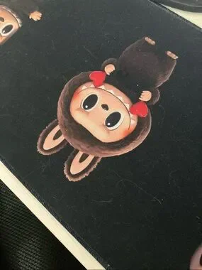 Other | Cute Bunny Character Black Graphic Mat | Poshmark